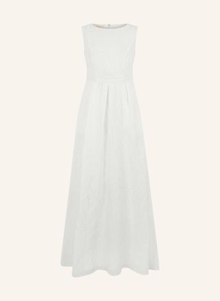 Apart Langes Jacquardkleid weiss