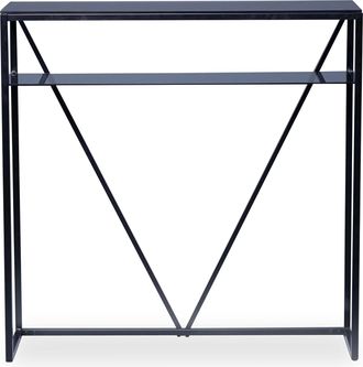 M2 Kollektion Konsole Saphira 2 in schwarz, B/H/T = 100x100x30cm