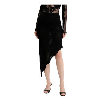 Charo Ruiz Ibiza Midi R&ouml;cke - - Skirts - Damen - Schwarzk - M