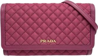 Prada Pre-owned Nylon sacs-prada - Femme - Pre-owned - Rose - Taille: ONE Size