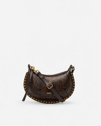 Isabel Marant Sac Oskan Moon En Cuir Grain&eacute; Effet Python - - Mocha - - Isabel Marant