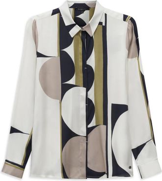 Bugatti Femme, Blouses et Chemises, Multicolore, Taille: 42 FR W1084 Blouse