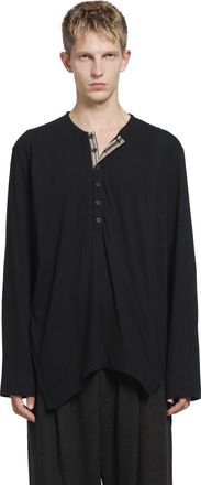 Ziggy Chen Classic Henley-Neck T-Shirt