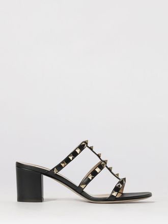 Valentino Garavani Sandale en cuir Rockstud &agrave; clous