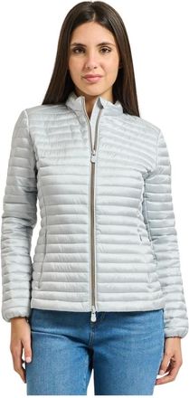Save The Duck Femme, Vestes, Gris, Taille: 42 FR Save The Duck Manteaux