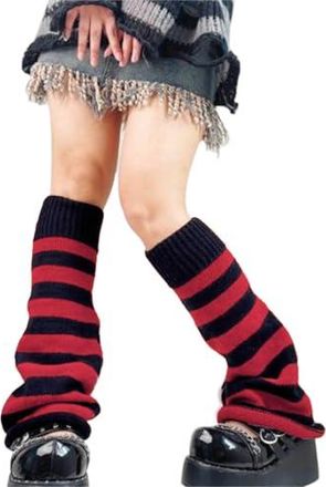 Dreshow Jambi&egrave;res Y2k pour Femmes et Filles Gu&ecirc;tres Femme Hiver Jambi&egrave;res Extensibles en Tricot pour la Danse Accessoire Tendance pour les Tenues Chaudes pour