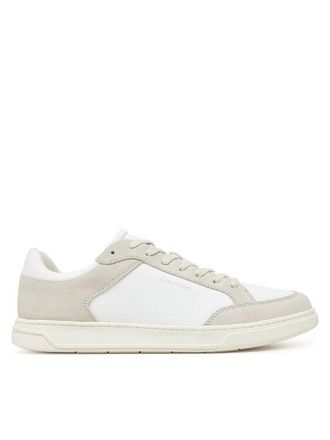 Calvin Klein Sneakers Low Top Lace Up Mix HM0HM01802 Wei&szlig;