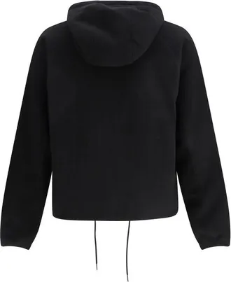 Prada Technical Hooded Polyester Shell Jacket - Black