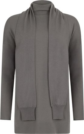 Malo turtleneck midi dress - Grau