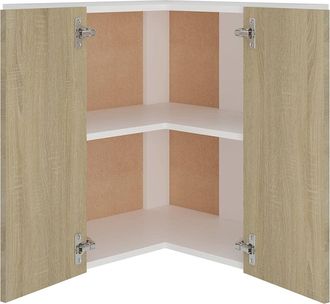 Generic Unterschrank mit Doppeltür, Moderner Waschbeckenunterschrank mit Verstellbaren Füßen für die Organisation von Badezimmer- und Küchenaufbewahrung (57 x