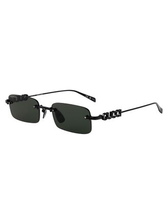 Gucci GG1808S Metal Frame Sunglasses - Black