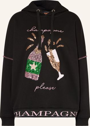 Miss Goodlife Miss Goodlife Hoodie Mit Pailletten schwarz