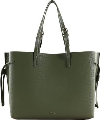 Furla Cuir sac &agrave; &eacute;paule sac shopper Ava Tote Avocado + Toffee int olive