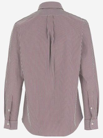 Polo Ralph Lauren Striped Stretch Cotton Shirt - Red