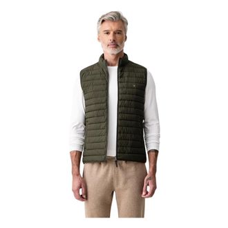 Hackett Gilet ultra-l&eacute;ger - Homme - Vestes - Vert - Taille: L