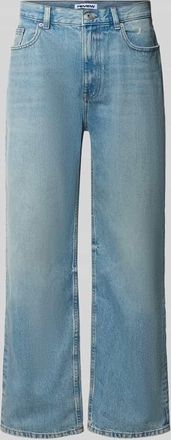 Review Baggy Fit Jeans mit Knopfverschluss