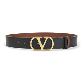 Valentino Garavani VLogo Signature Wendeg&uuml;rtel - - Accessories - Damen - Schwarzk - 80 CM