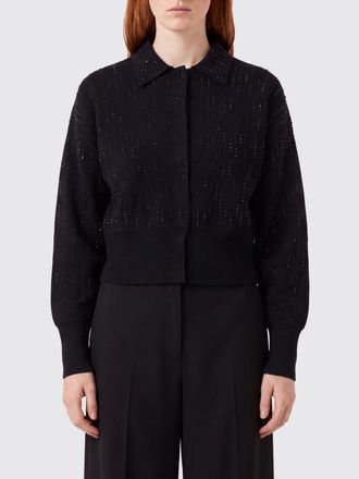 Liu Jo Cardigan style polo en m&eacute;lange de viscose avec strass