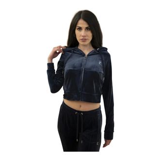 Juicy Couture Damen, Sweatshirts & Hoodies, Blau, MGr&ouml;&szlig;e