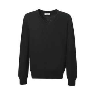 Laneus V-neck Pullover - - Knitwear - Herren - Schwarzk - M