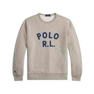 Polo Ralph Lauren Logo Sweatshirt - - Sweatshirts & Hoodies - Herren - Grau - L