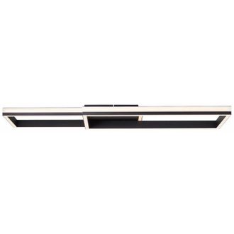 Brilliant Lampe, Metis led Deckenleuchte 60x23cm schwarz, 1x led integriert, 44W led integriert, (4300lm, 3000K), In 3 Stufen &uuml;ber Wandschalter dimmbar