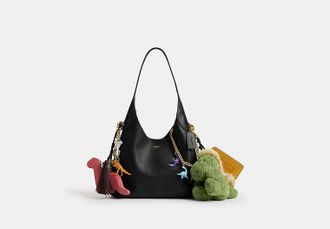 Coach Rexy 10 Th Birthday Brooklyn Schultertasche 28 Mit Anh&auml;ngern