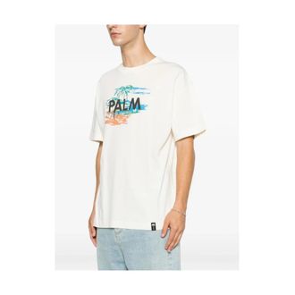 Palm Angels Herren, Oberteile, Wei&szlig;, 2XLGr&ouml;&szlig;e