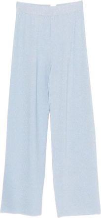 Fabiana Filippi Femme, Pantalons, Bleu, Taille: 42 FR Wide Pantalons