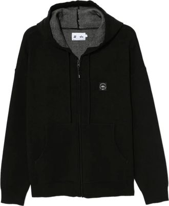 Izzue hoodie en maille à logo - Noir