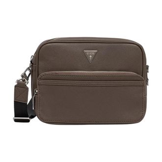 Guess Sac banane Milano - Homme - Sacs - Brun - Taille: ONE Size