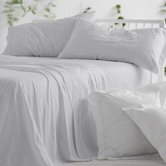 Burrito Blanco Burrito Blanco Bettwäsche-Set für Betten mit 180 cm Breite (+ verfügbare Größen), 50% Polyester, 50% Baumwolle, 534 cm, Grau (180 x 190/200 cm)