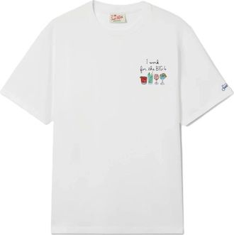 MC2 Saint Barth Homme, Tops, Blanc, Taille: L Portofino Man T-Shirt