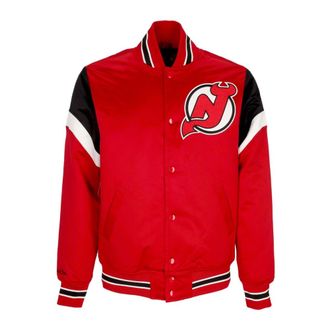Mitchell & Ness NHL Schwere Bomberjacke Devils Celebration - - Jackets - Herren - Rot - S