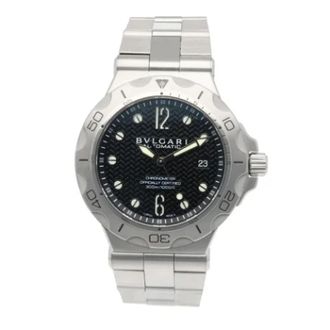Bulgari Pre-owned Rostfreier Stahl watches - - Pre-owned - Herren - Schwarzk - ONE SIZE