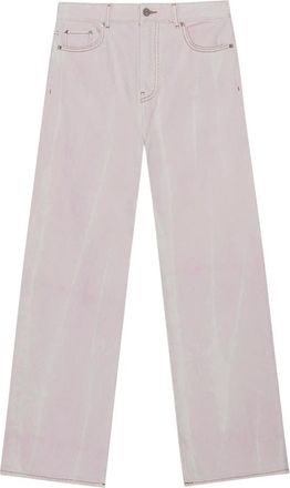 Ganni Femme, Jeans, Rose, Taille: W26 Jean Rose Lav&eacute; Izey