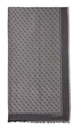 Guess &eacute;charpe Scarf 90X180 Black gris
