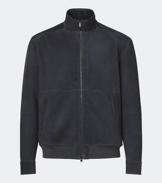 Canali Veste bomber en daim