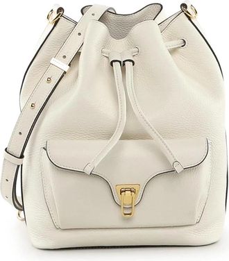 Coccinelle Femme, Sacs, Blanc, Taille: ONE Size Sac Seau