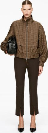 Arket Hose Mit Schmaler Passform -Braun