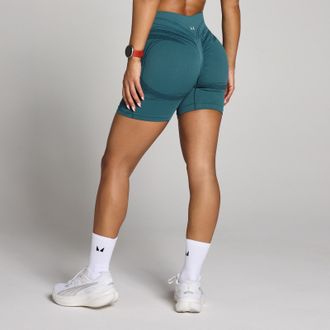 MyProtein MP Damen Hybrid Nahtlos Shorts - Sattes Petrol - XXL