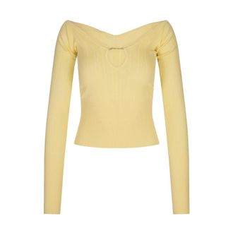 Jacquemus Damen, Strickwaren, Gelb, XSGr&ouml;&szlig;e