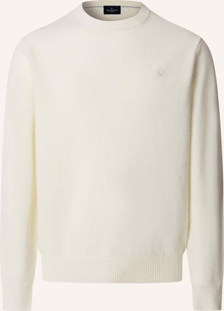 Hackett Pullover Lambswool Crew weiss