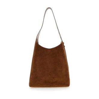Tory Burch Femme, Sacs, Brun, Taille: ONE Size Romy Suede Hobo Bag