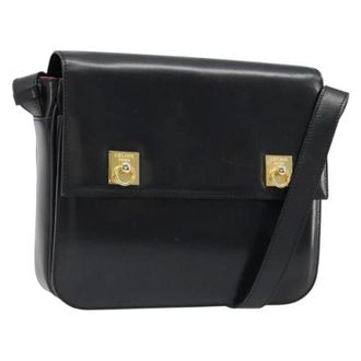 Celine Sac bandouli&egrave;re vintage doccasion - Femme - Pre-owned - Noir - Taille: ONE Size