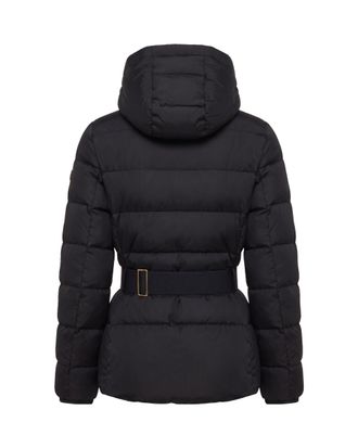 Elisabetta Franchi Belted Puffer Down Jacket - Black