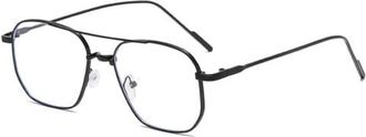 Generic Lunettes de soleil en m&eacute;tal for hommes et femmes, tendance, for la conduite quotidienne, Photo(Black)