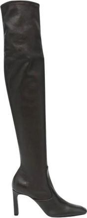 Toteme Femme, Chaussures, Brun, Taille: 36 EU Bottes Hautes en Cuir Nappa