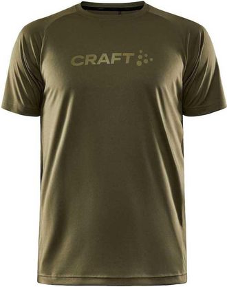 Craft CORE Essence Logo Tee | Sport Tshirt Herren XXL | Rift | Trainingsshirt Herren aus recyceltem Polyester | Regular fit | Sportshirt Herren Kurzarm mit 