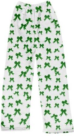 Generic Pyjama Grinch Femme Noel Vêtements Femmes Pijamas Large Fluide Pantalons Bas De Pyjama DHiver Jogging Yoga Épais Pour Vetement Flanelle Nuit Polaire P